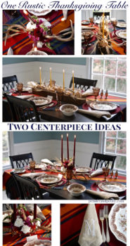 One Rustic Thanksgiving Table: Two Centerpiece Ideas - Pender & Peony ...
