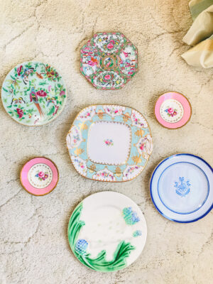 My Secret Method to Install a Plate Wall - Pender & Peony - A Southern Blog
