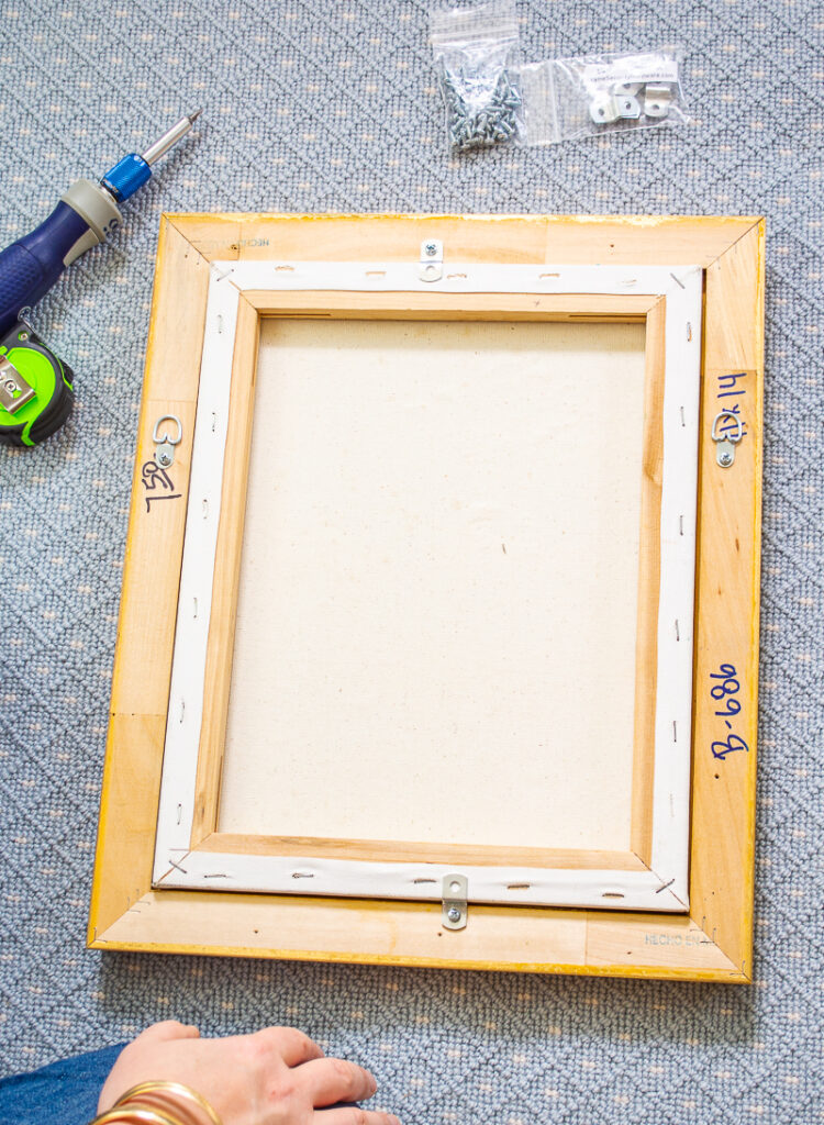 The Simple Way to Frame a Painting with Offset Clips - Pender & Peony ... The Simple Way to Frame a Painting with Offset Clips - Pender & Peony ...