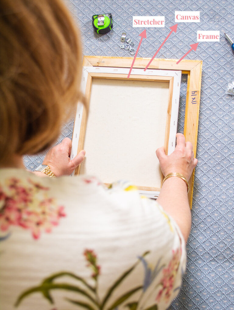 The Simple Way to Frame a Painting with Offset Clips - Pender & Peony ... The Simple Way to Frame a Painting with Offset Clips - Pender & Peony ...