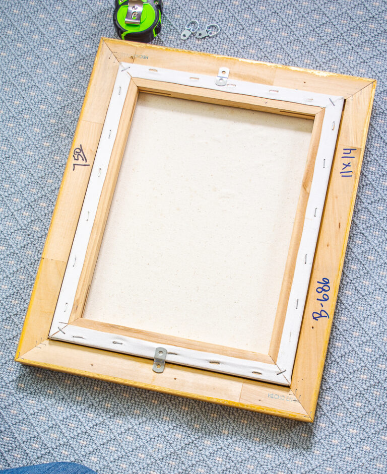 The Simple Way to Frame a Painting with Offset Clips - Pender & Peony ... The Simple Way to Frame a Painting with Offset Clips - Pender & Peony ...