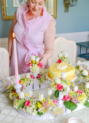A Regency Inspired Shower Tablescape - Pender & Peony - A Southern Blog