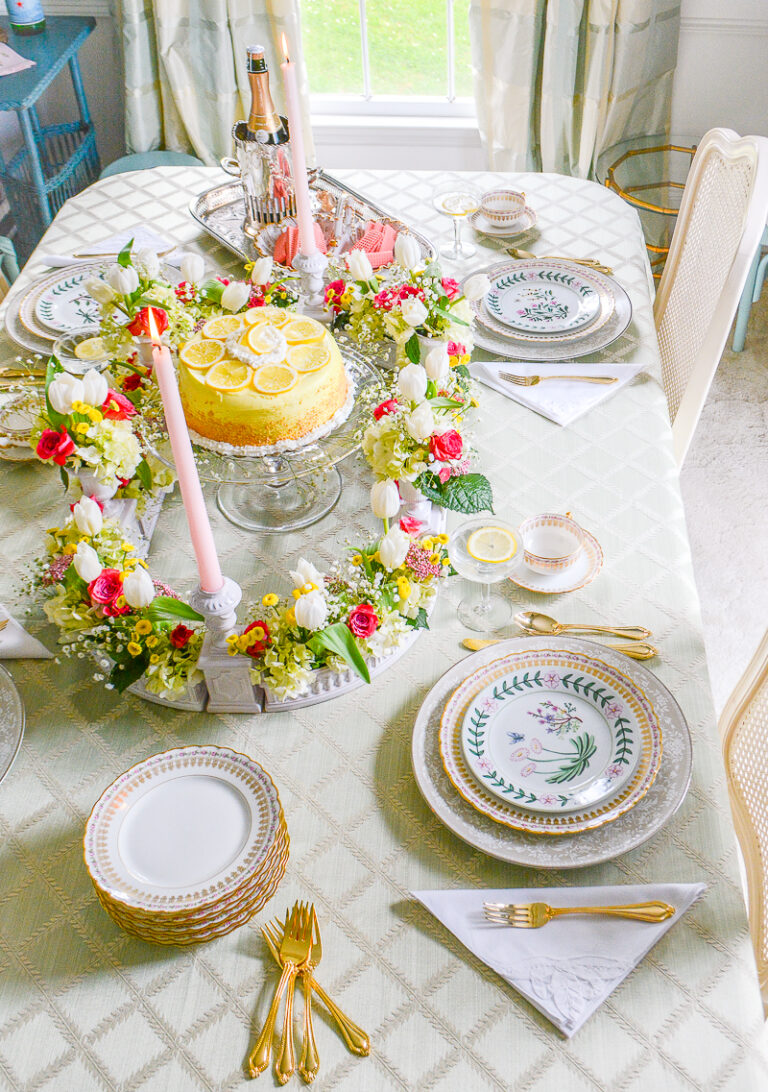 Shower Menu – Classic Southern Trio Salad Plate – Pender & Peony