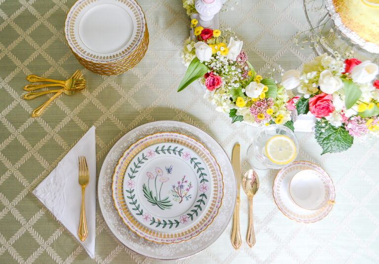 A Regency Inspired Shower Tablescape – Pender & Peony