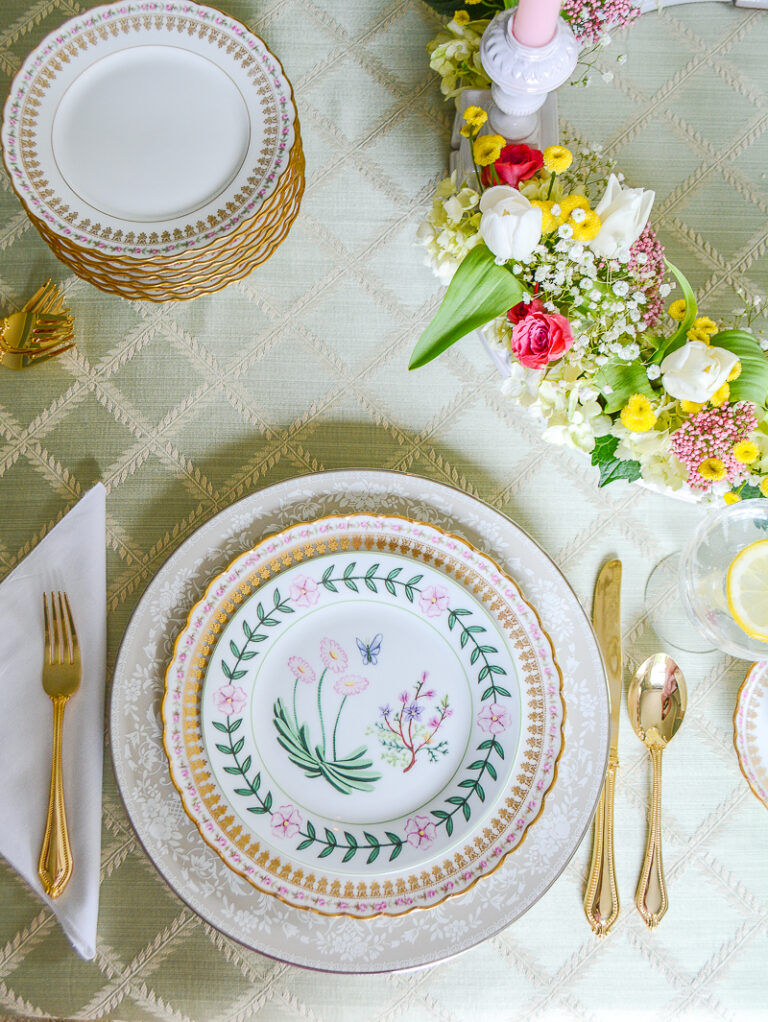 A Regency Inspired Shower Tablescape – Pender & Peony