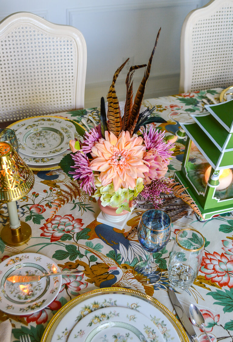 A Chinoiserie Fall Table - Pender & Peony - A Southern Blog