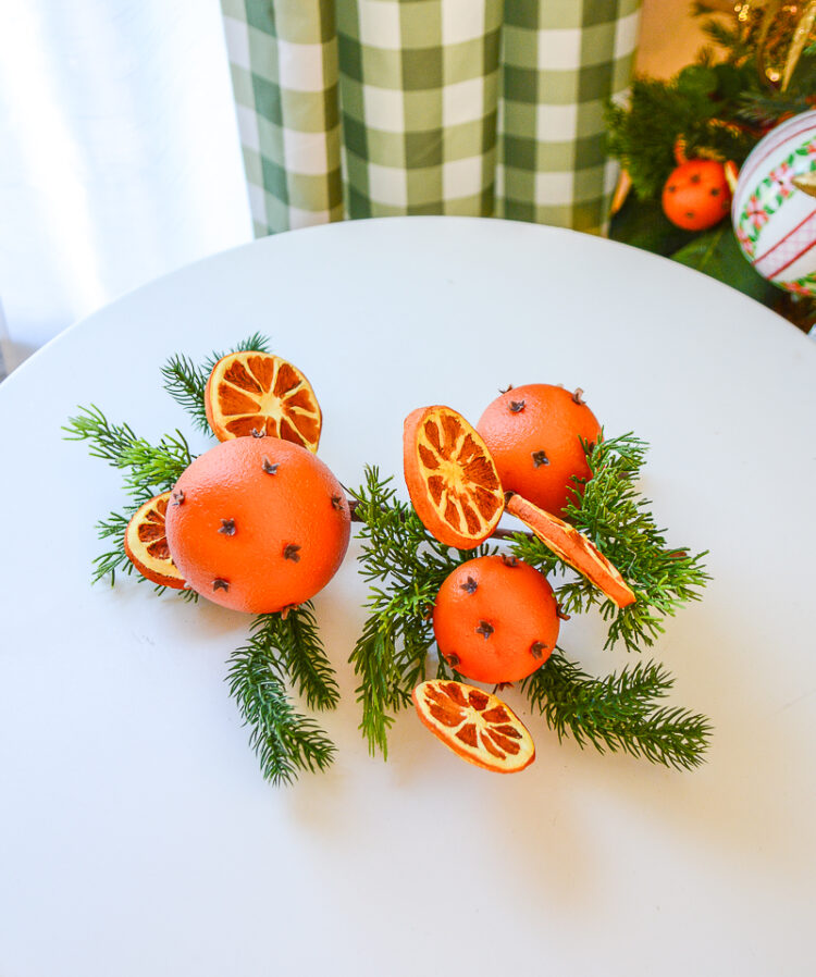 Orange Pomander and Slice Pick - Pender & Peony - A Southern Blog