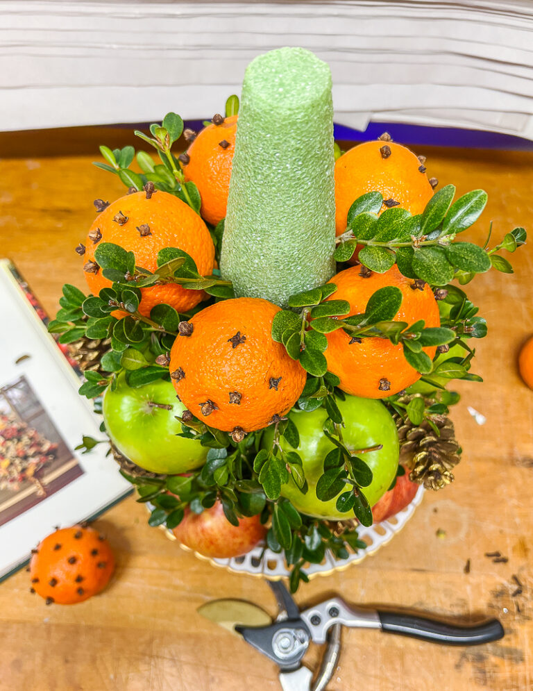 Williamsburg Fruit Topiary DIY – Pender & Peony – A Southern Blog