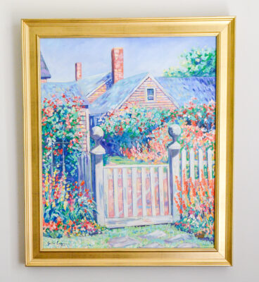 Sally Legg Painting "Cape Code Gate" - Pender & Peony - A Southern Blog