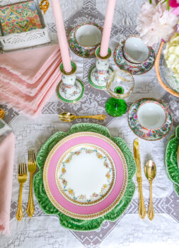 Rococo Revival: A Pink & Green Tablescape – Pender & Peony – A Southern ...