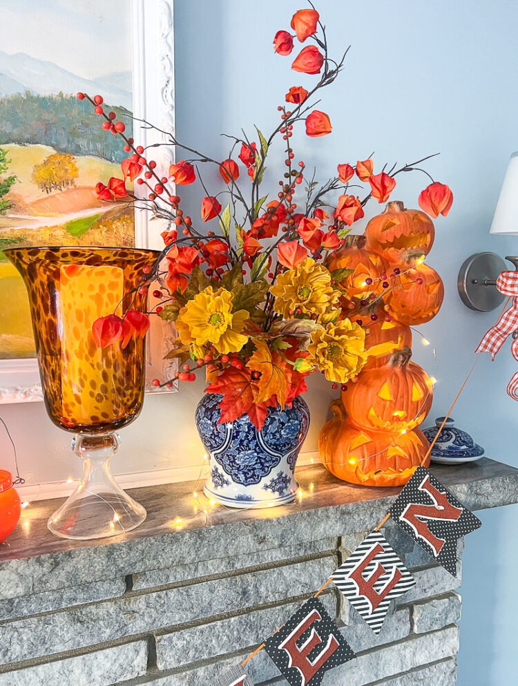 Witchy Jane & The Jack-O'-Lanterns: My Halloween Mantel - Pender ...