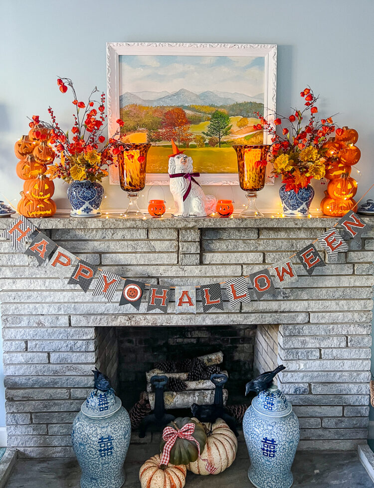 Witchy Jane & The Jack-O'-Lanterns: My Halloween Mantel - Pender ...