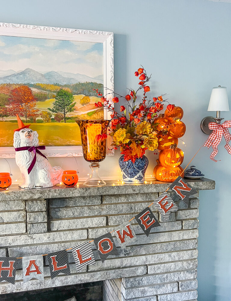 Witchy Jane & The Jack-O'-Lanterns: My Halloween Mantel - Pender ...