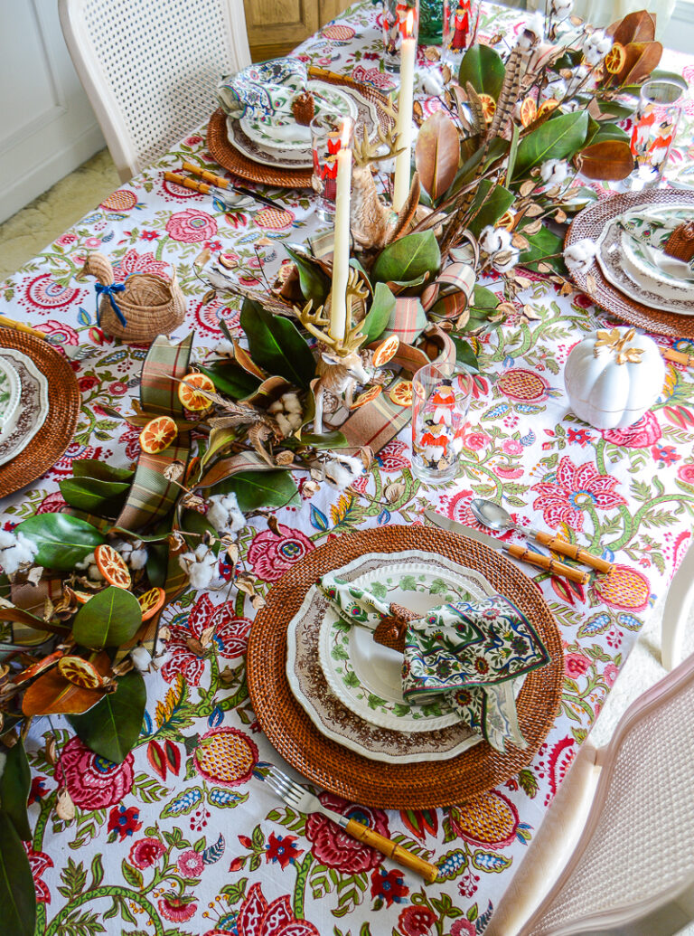 Thanksgiving to Christmas Crossover Table Ideas - Pender & Peony - A ...