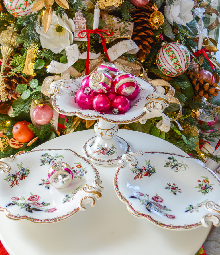 Victorian Rose Ironstone Dessert Servers - Pender & Peony - A Southern Blog