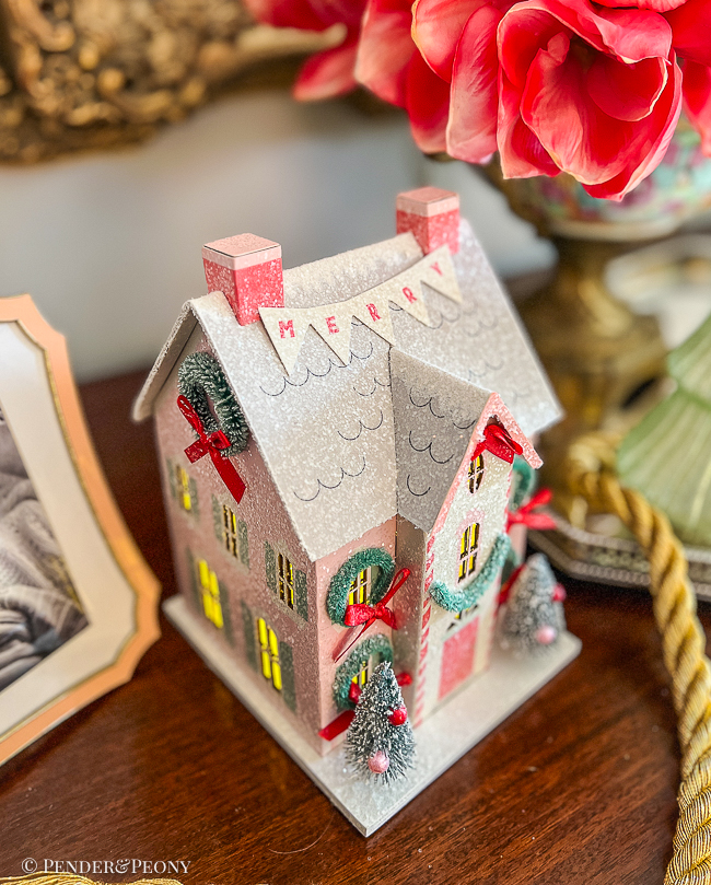 Christmas Village - Paper Decorations - Pender & Peony - A Southern Blog