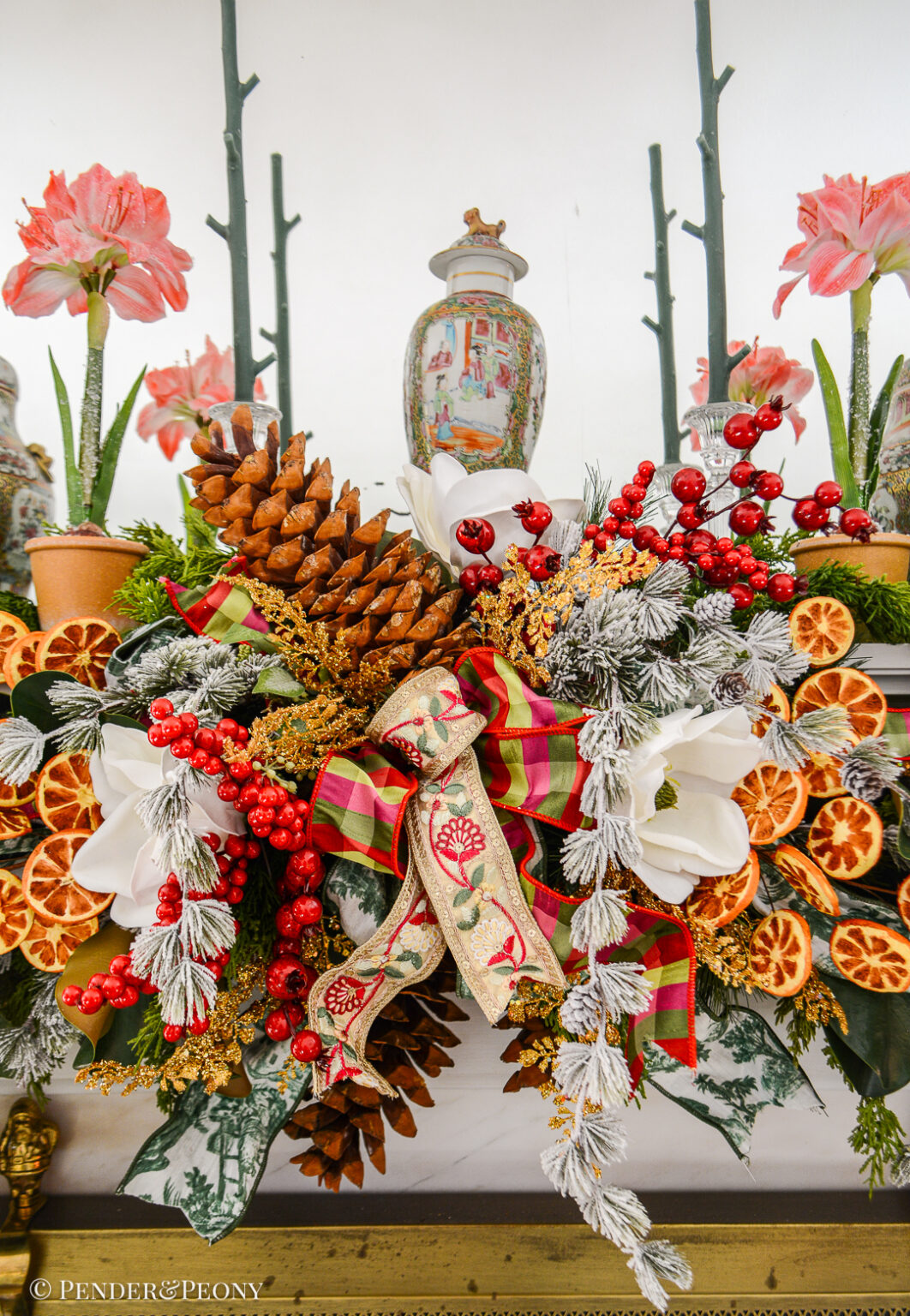 Grand-Botanical-Christmas-Garland-DIY-2 – Pender & Peony
