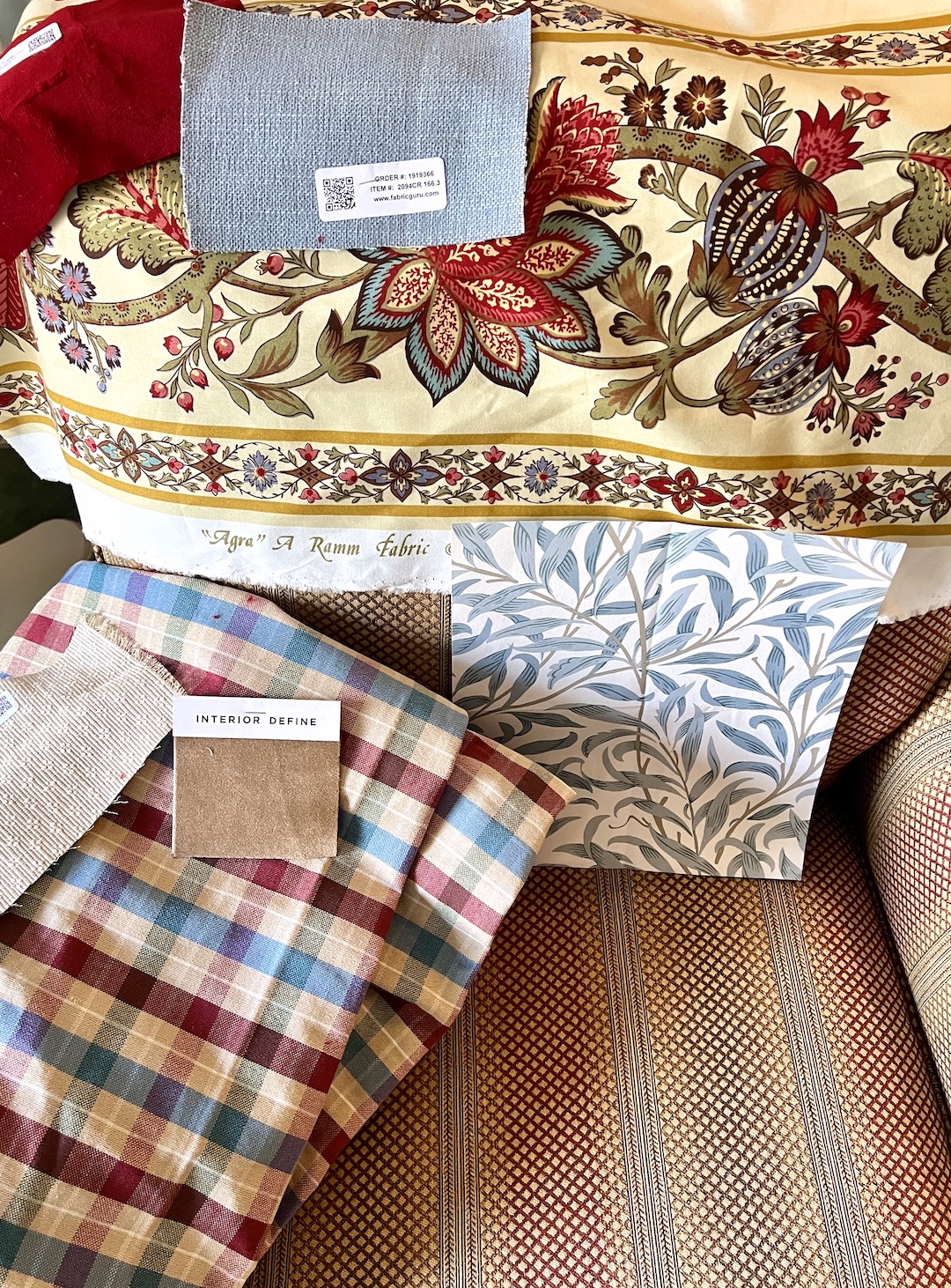 family-room-design-fabrics-with-sherrill-chair - Pender & Peony - A ...